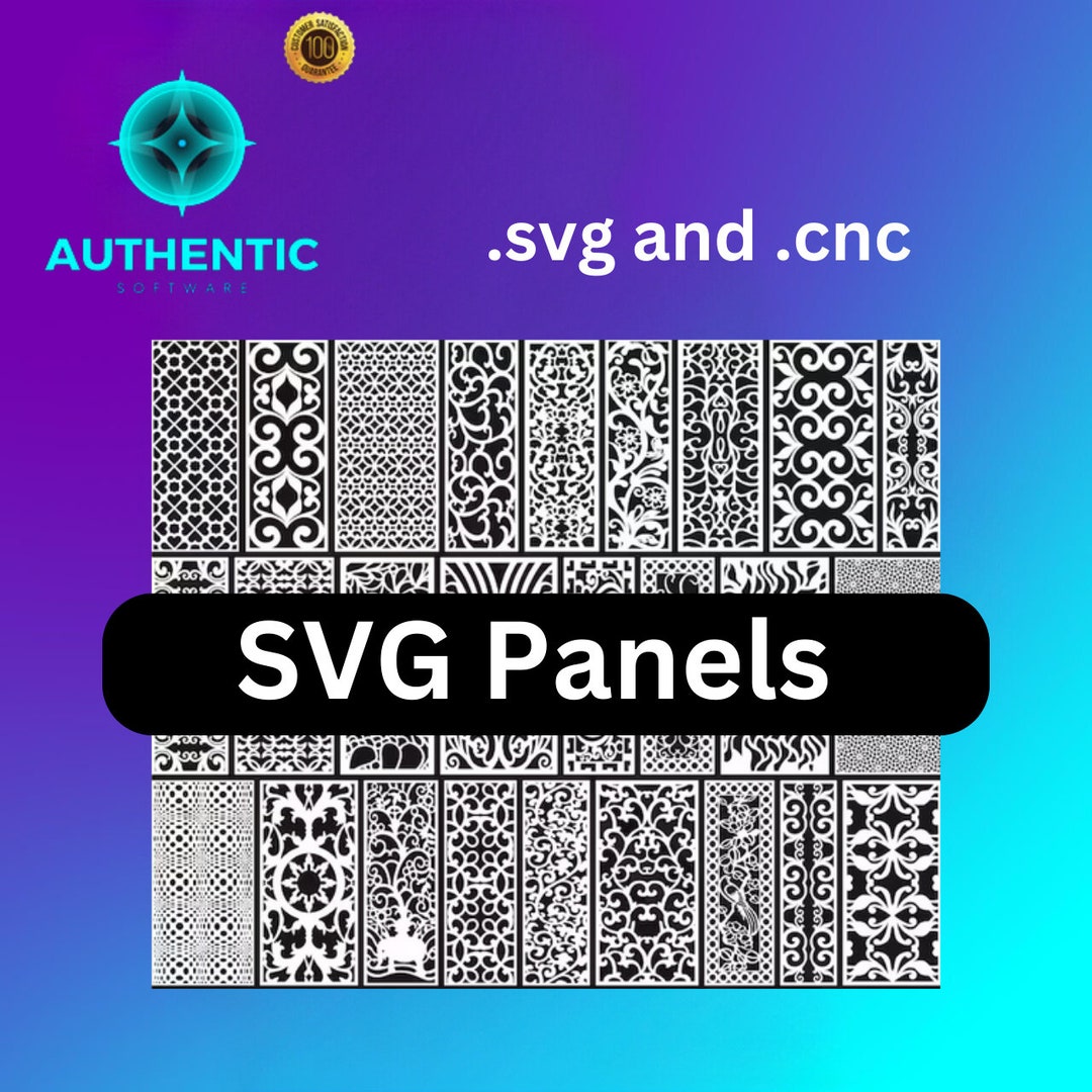 Panel Collection Laser Cut SVG Panels Digital Handmade CNC Files - Etsy
