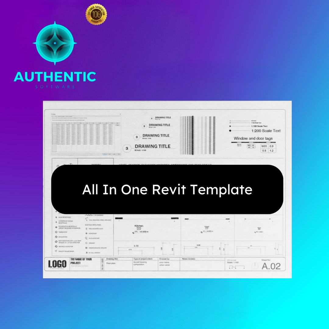 Revit Templates All in One Package Digital Handmade Revit CAD Files ...