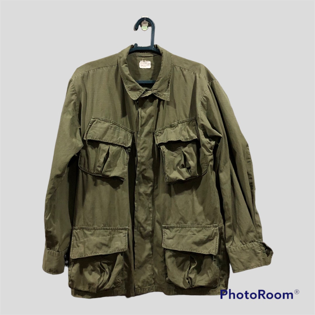 Vintage 70s Us Army Slant Pocket Og 107 Vietnam War - Etsy