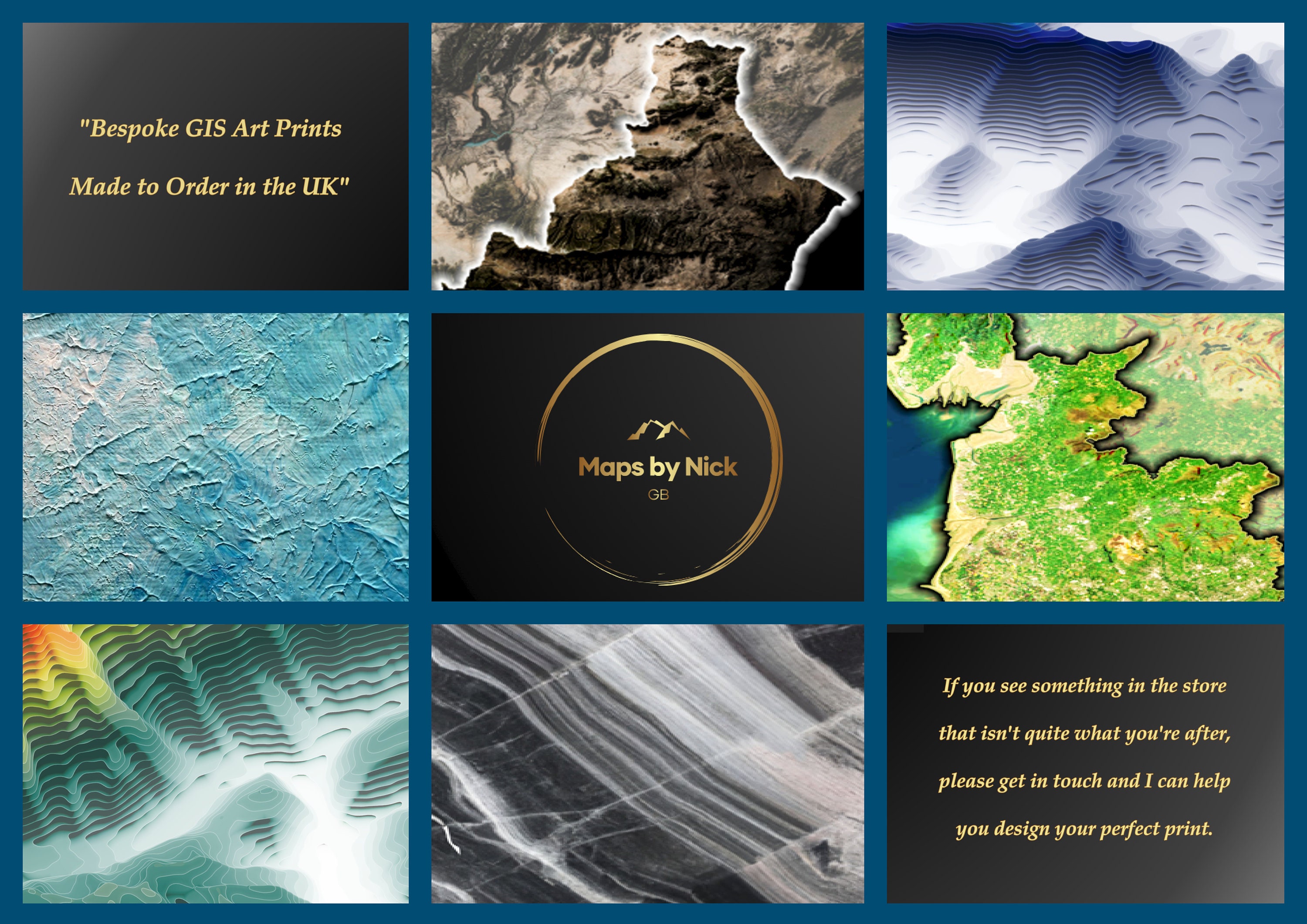 3D Contour Route Map Personalised Route Map Custom Contour Map ...