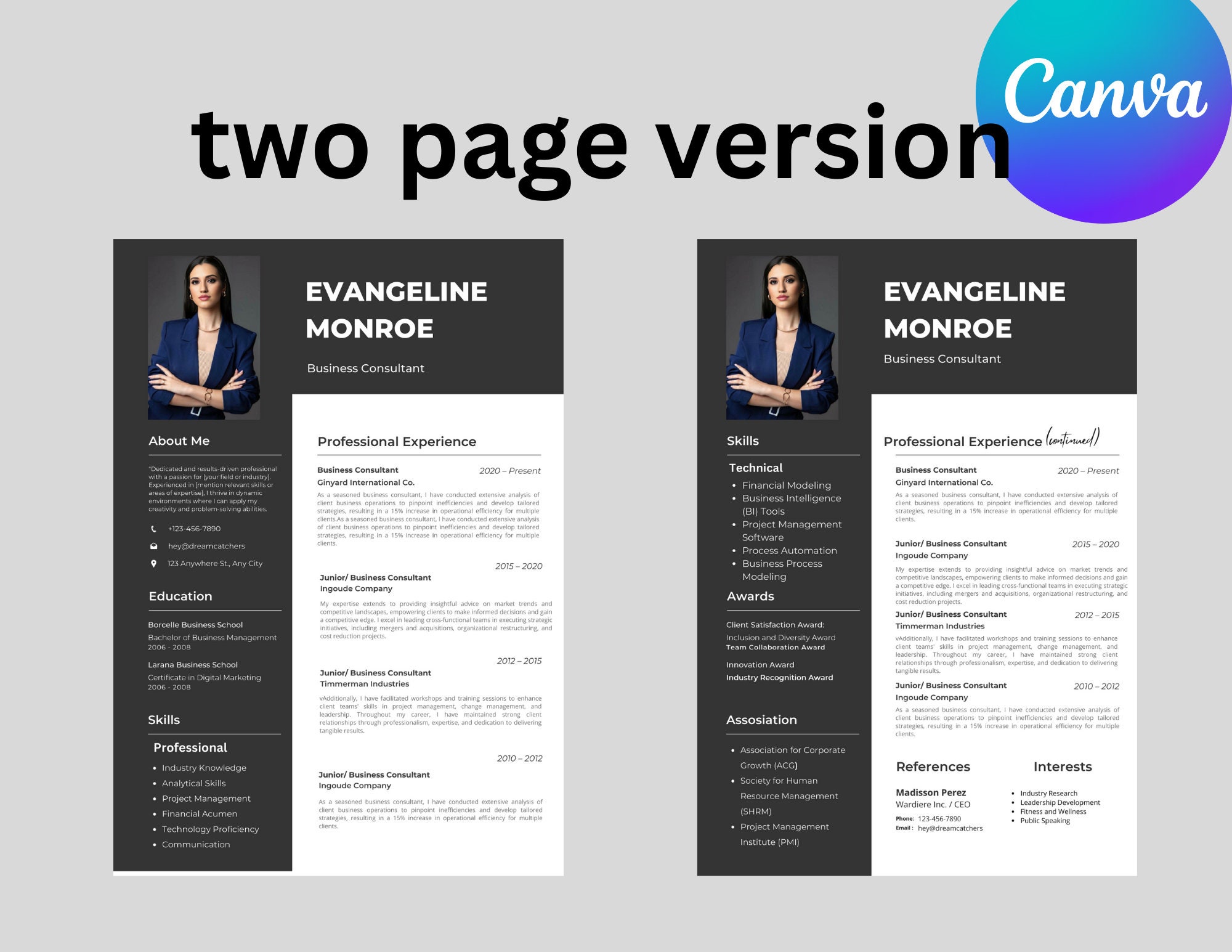 Resume, Professional CV, Resume Template, Cover Letter, Reference, Resume Ideas, Powerful Resume ...