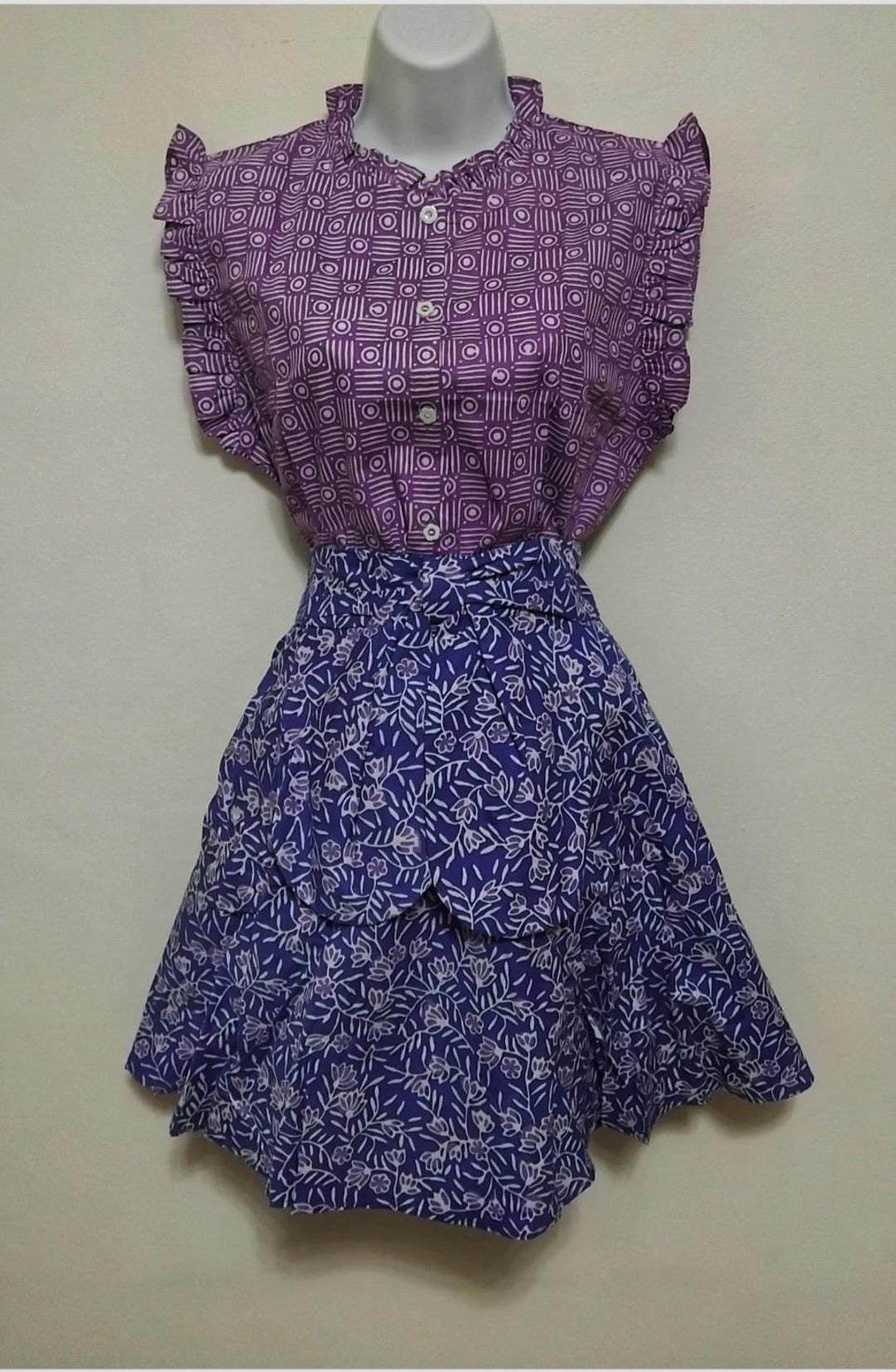Batik Garutan Two Pieces Set - Etsy