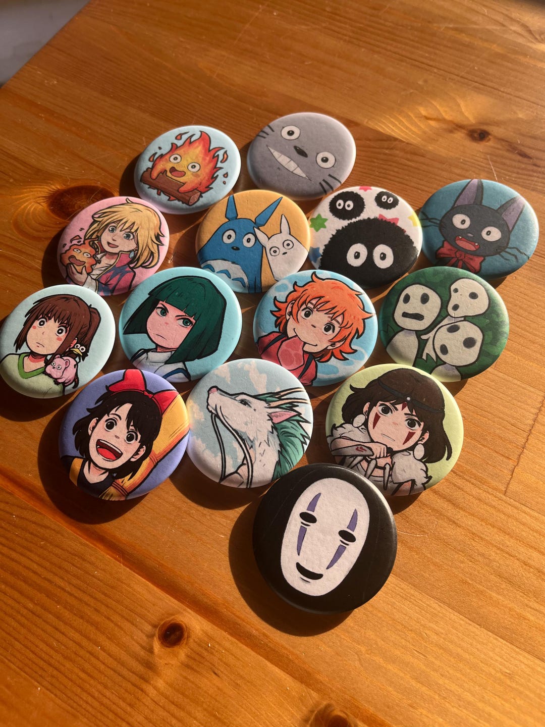 Ghibli Buttons - Etsy