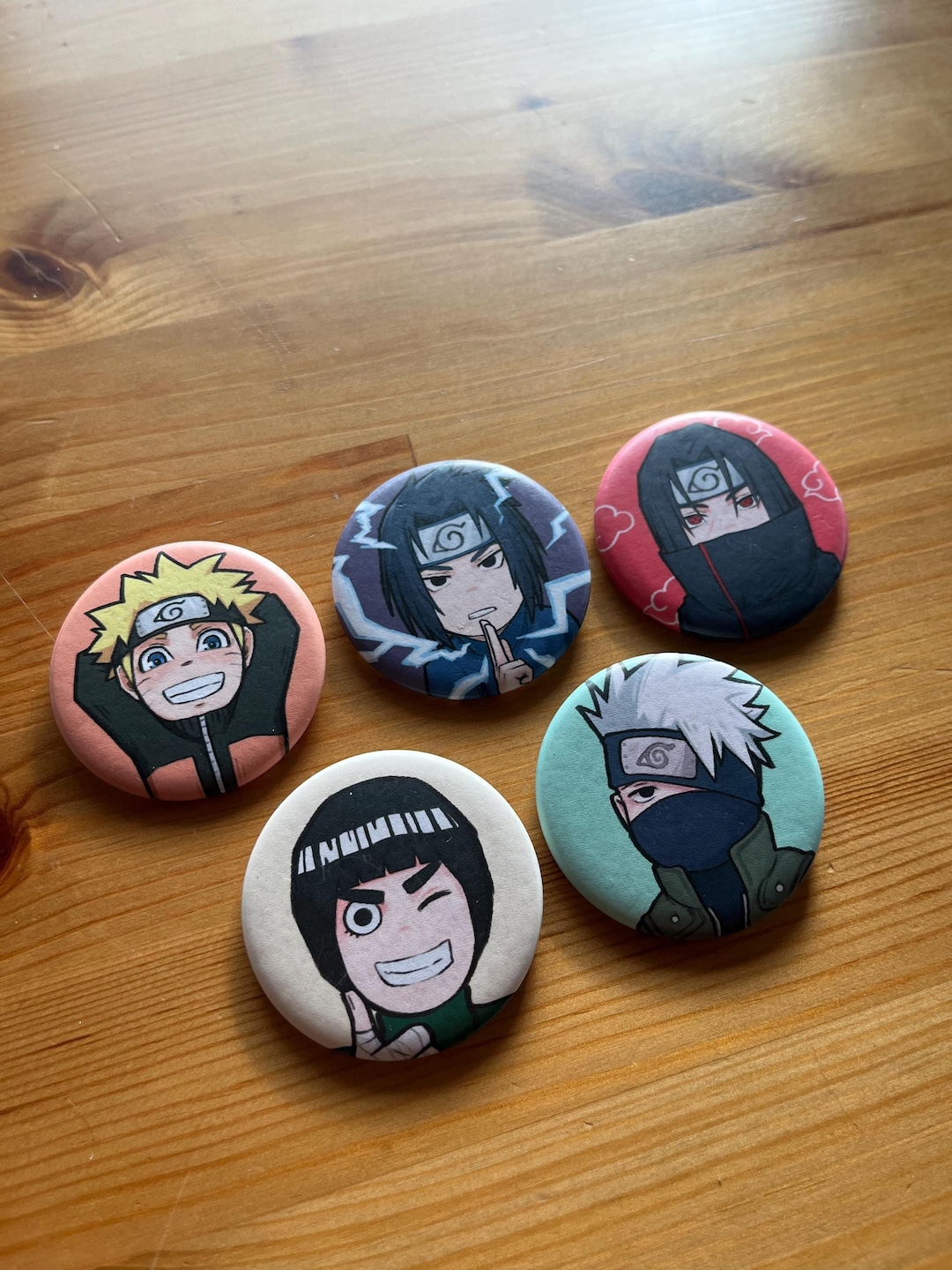 Naruto Buttons - Etsy