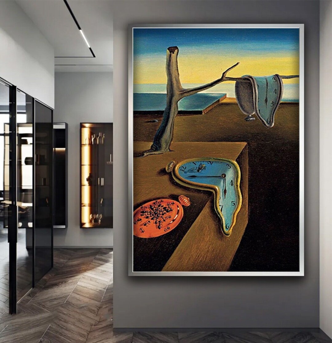 Salvador Dali Canvas Print, the Persistence of Memory Picture Canvas ...