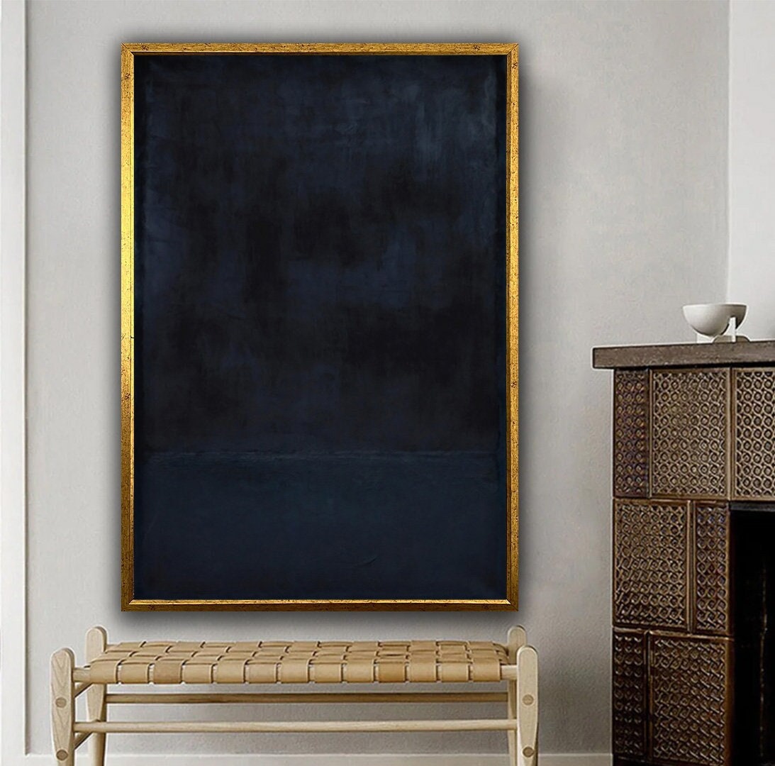 Mark Rothko Canvas, Mark Rothko Black Art,mark Rothko Paint,mark Rothko ...