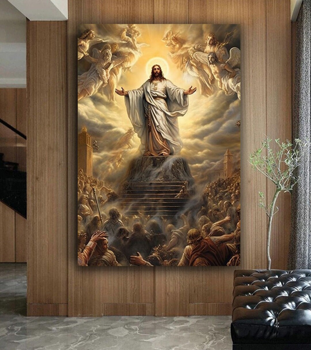 Jesus Canvas Print, Jesus Wall Art, Christian Wall Art, Jesus Painting ...