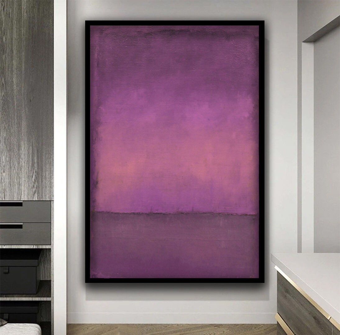 Mark Rothko Purple Canvas ,mark Rothko Panel , Mark Rothko Colorful ...