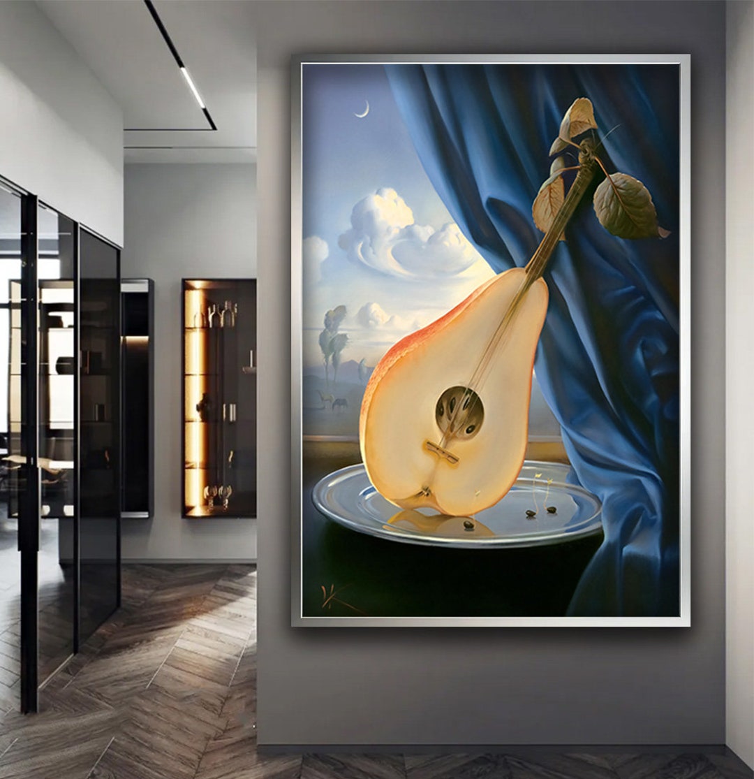 Vladimir Kush Pear Guitar Canvas Print, Vladimir Kush Poster, Vladimir ...
