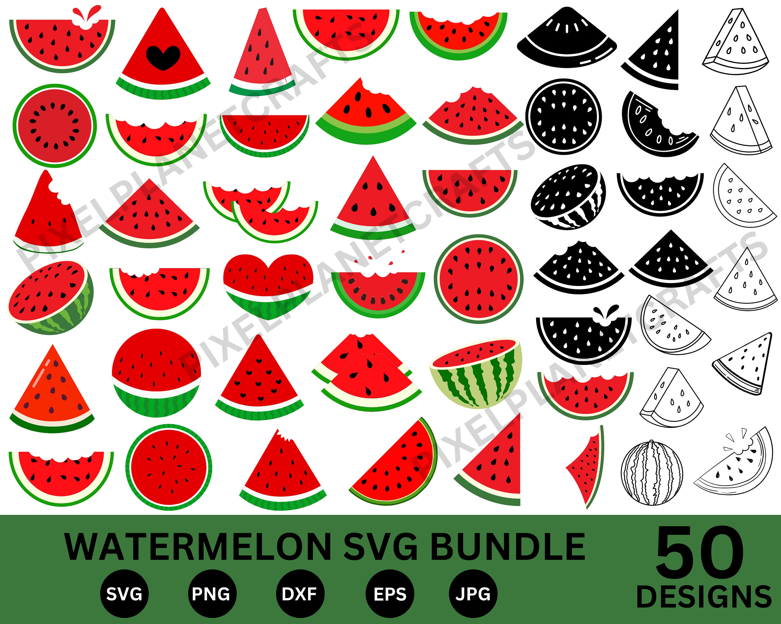 Watermelon Svg,fruits Dxf,summer,fruit Svg,watermelon Slice,cut File ...