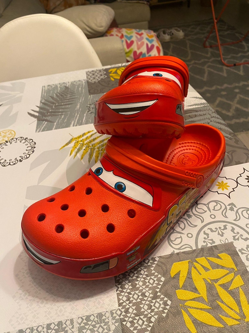 DIY Charms Crocs Cars Lightning Mcqueen Shoes Adult - Cars 2 Shoes Meme ...