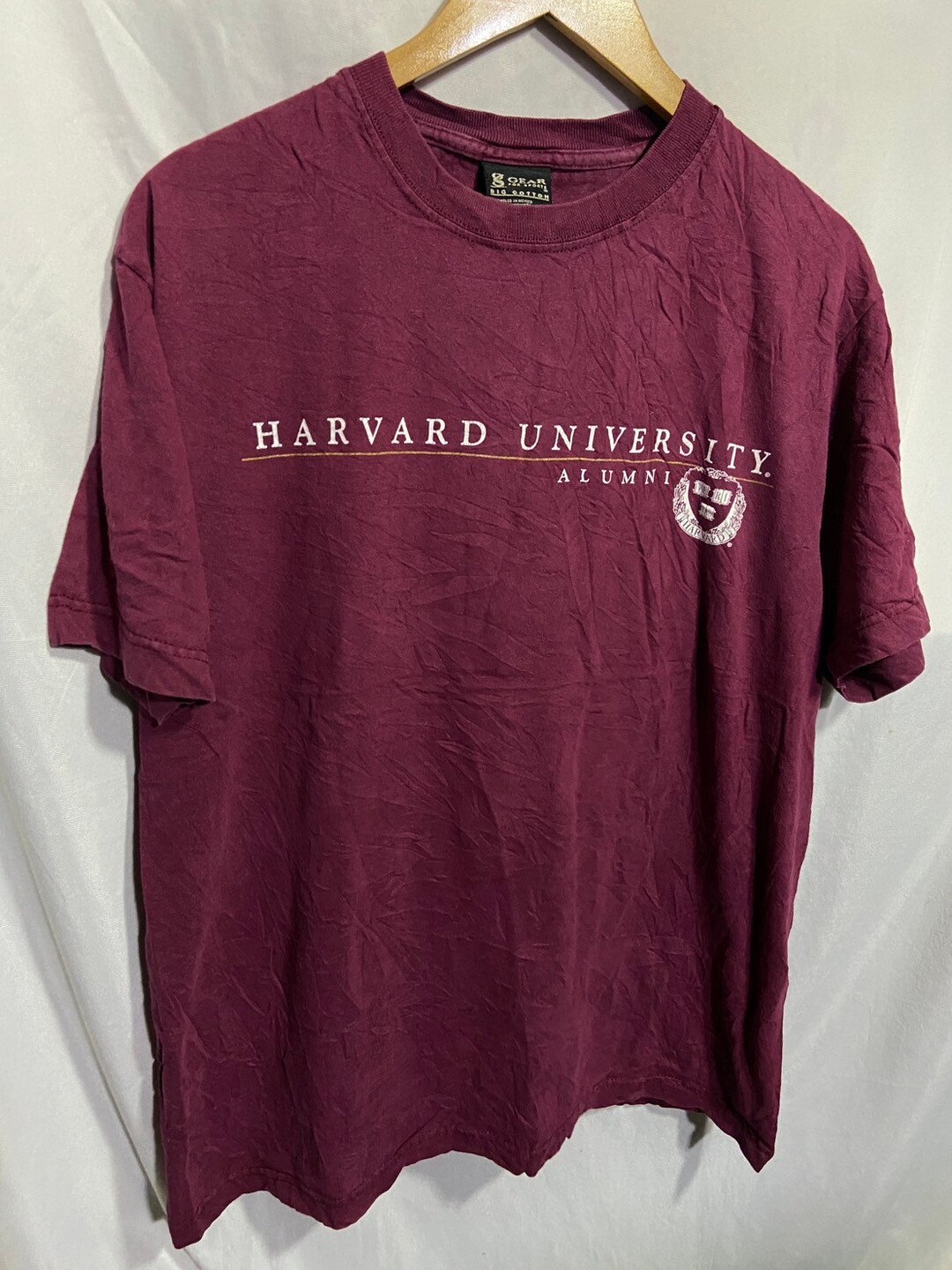 Vintage 90s Harvard University T-shirt Size M - Etsy