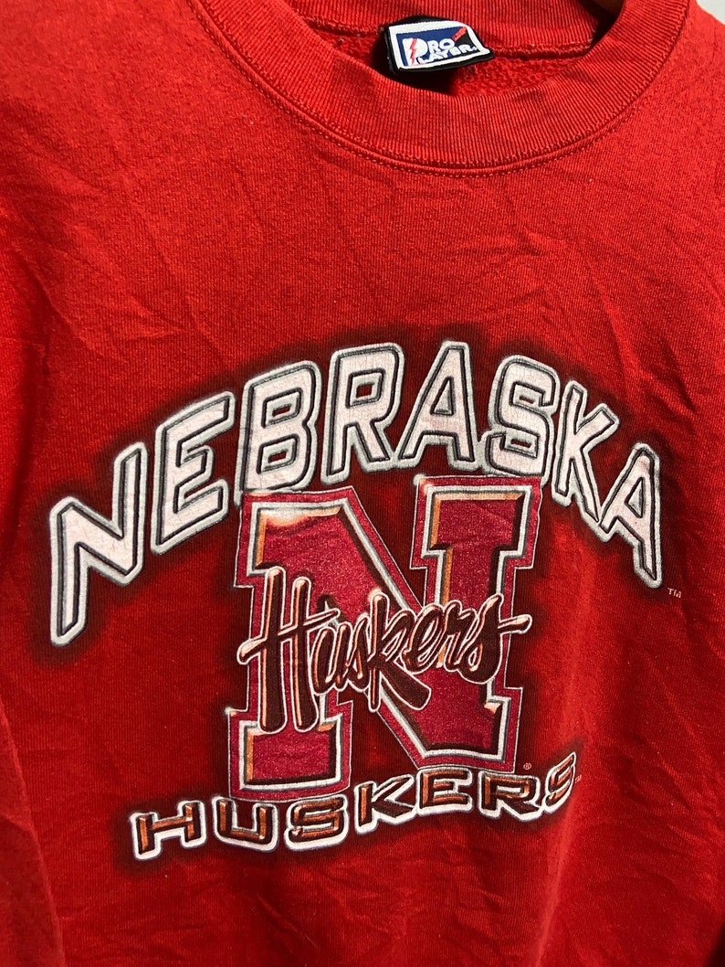 Vintage 90s Nebraska Cornhuskers X Pro Player Sweatshirt Size S - Etsy