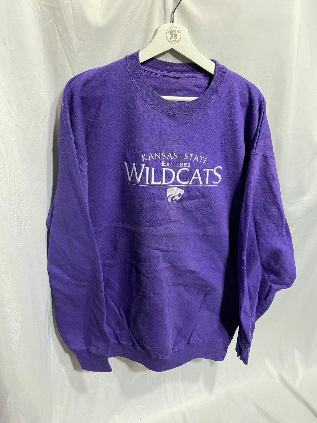 Vintage Kansas State Wildcats Football Sweatshirt 90s - Etsy