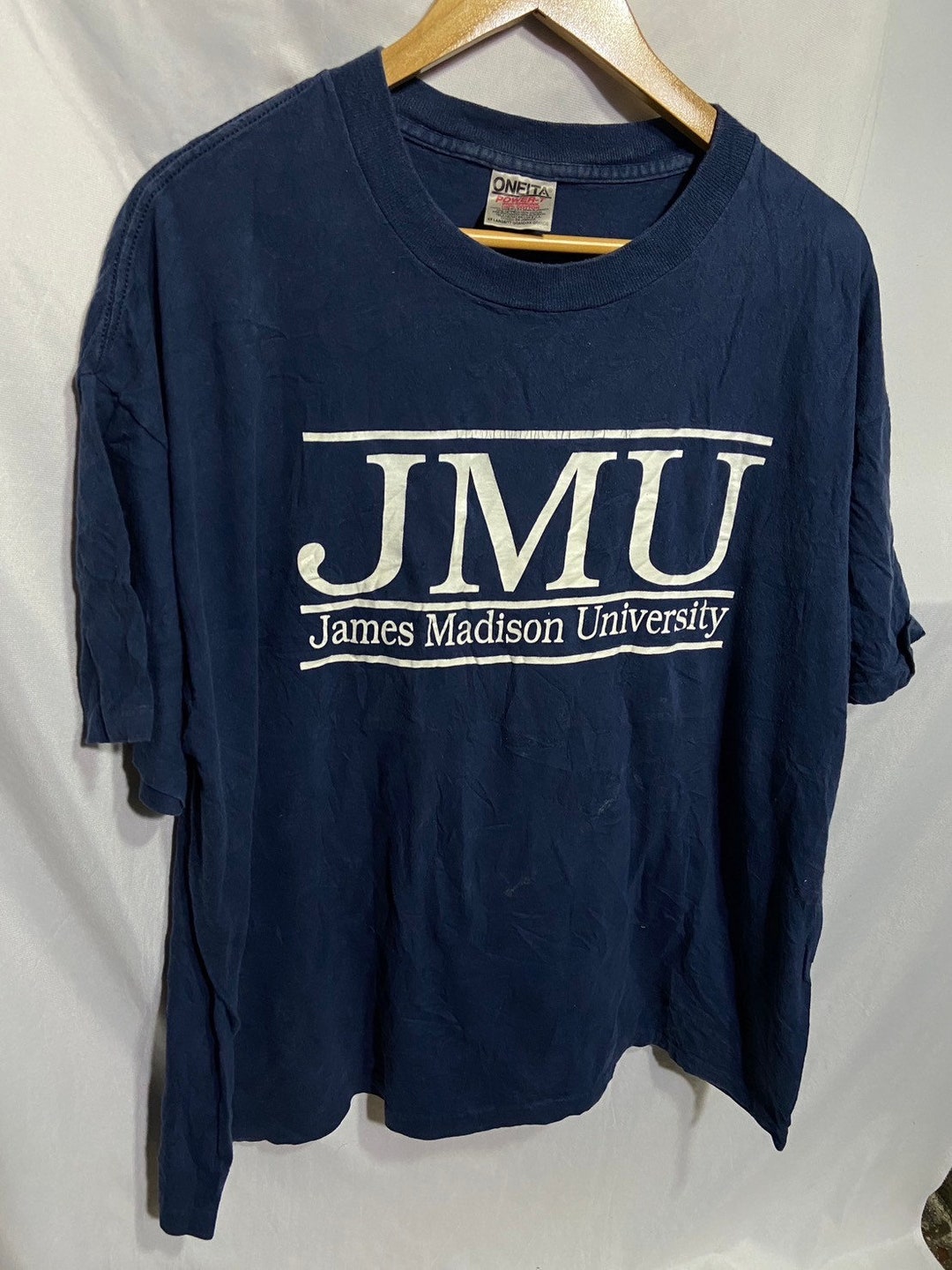 Vintage 90s James Madison University Tshirt Size XXL - Etsy