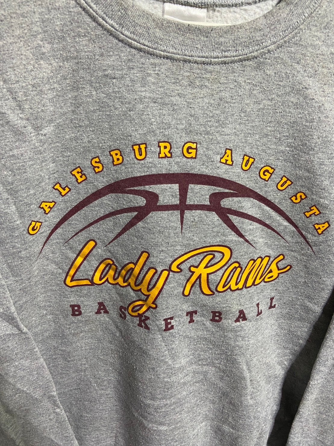 Vintage Galesburg Augusta Lady Rams Basketball Sweatshirt 90s - Etsy