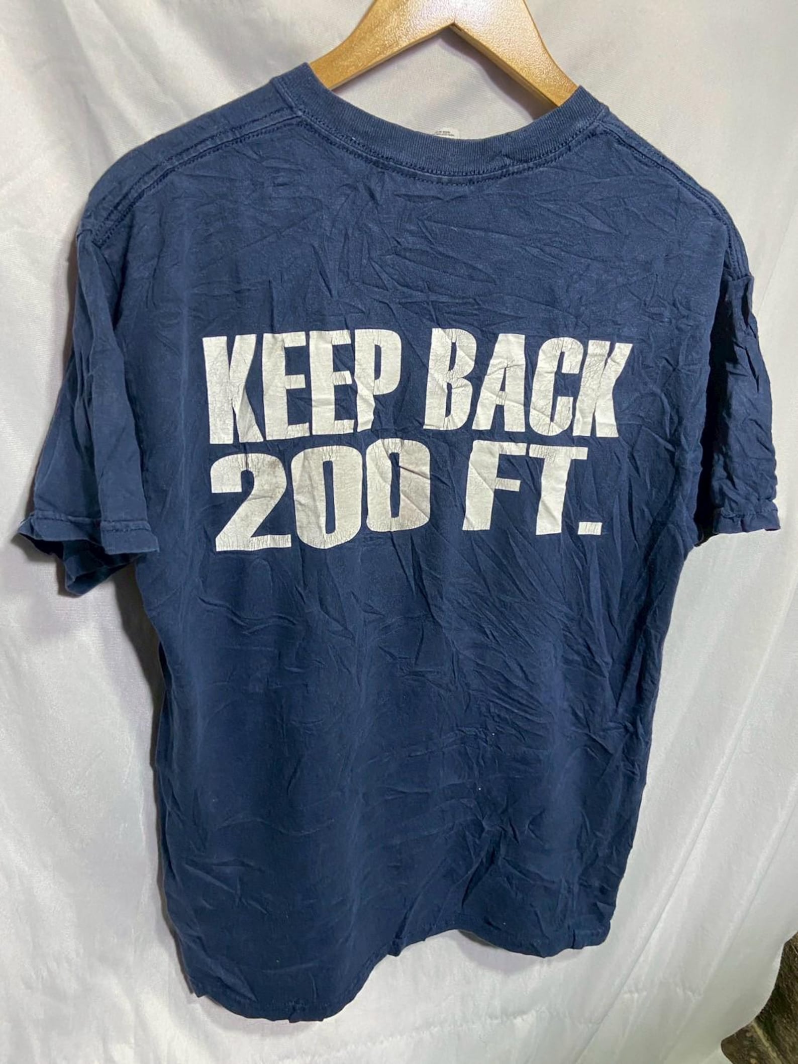 Vintage FDNY New York City Fire Department Keep Back 200 FT. T-shirt ...