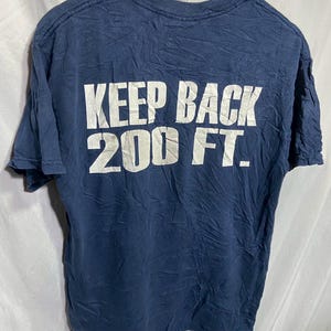 Vintage FDNY New York City Fire Department Keep Back 200 FT. T-shirt ...