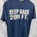 Vintage FDNY New York City Fire Department Keep Back 200 FT. T-shirt ...