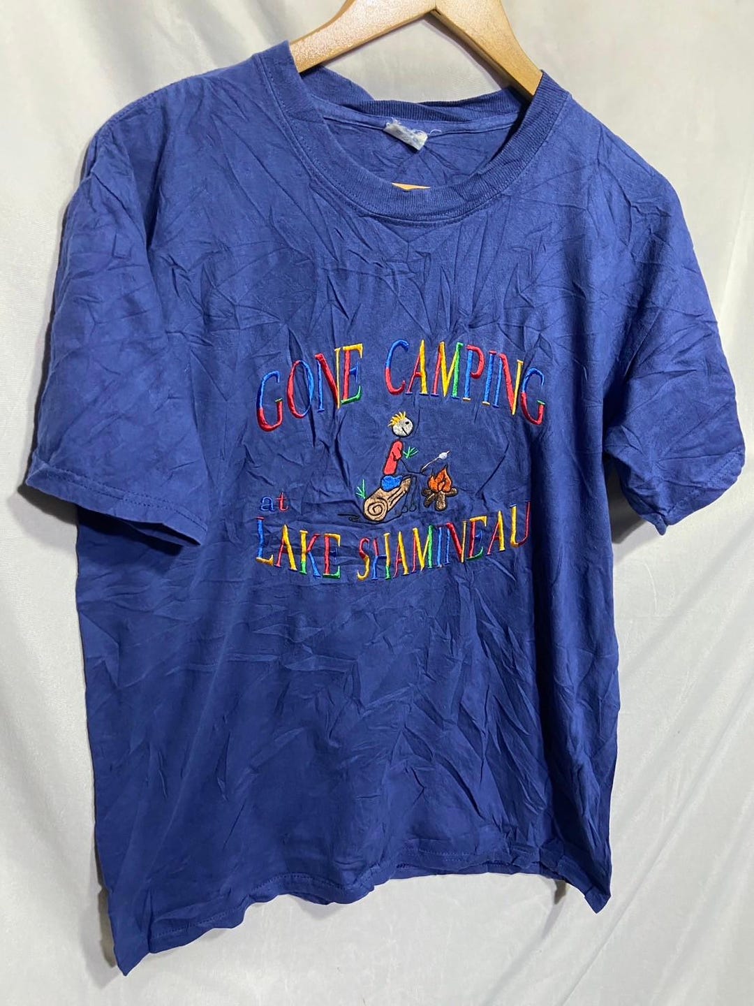 Vintage Gone Camping at Lake Shamineau T-shirt Size M - Etsy