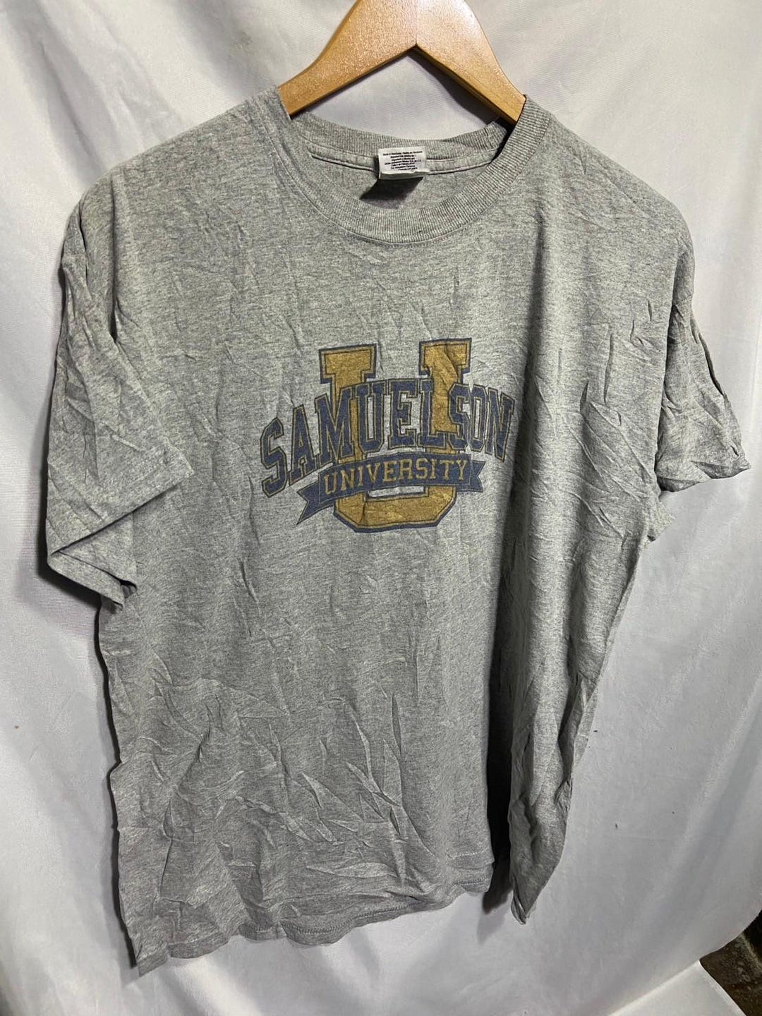 Vintage SAMUELSON UNIVERSITY T-shirt Size L - Etsy