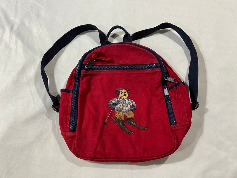 Vintage Polo Bear Backpacks 90s - Etsy