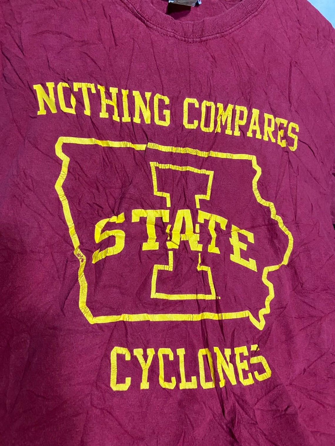 Vintage Iowa State Cyclones T-shirt Size M - Etsy