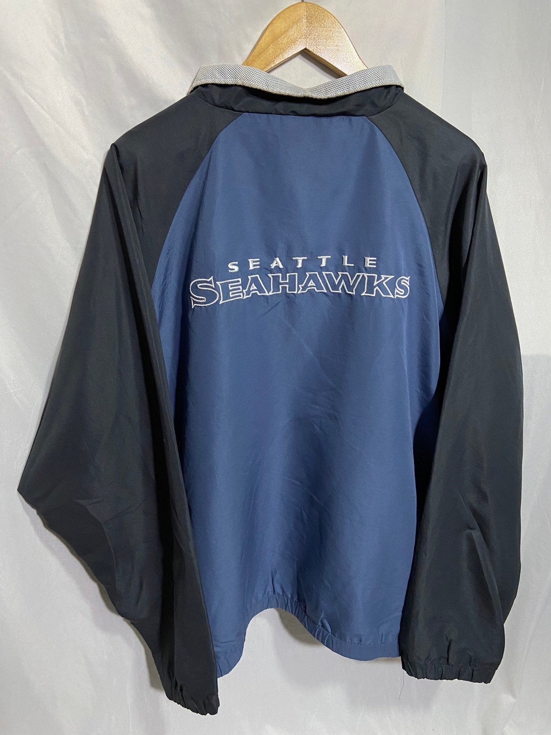 Vintage Seattle Seahawks Jacket 90s - Etsy