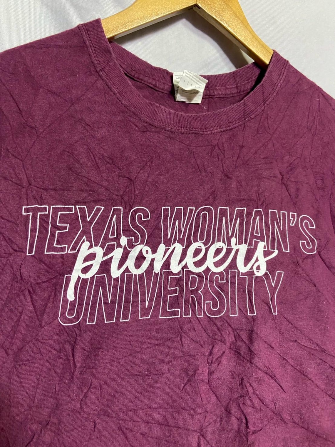 Vintage Texas Woman's University T-shirt Size L - Etsy