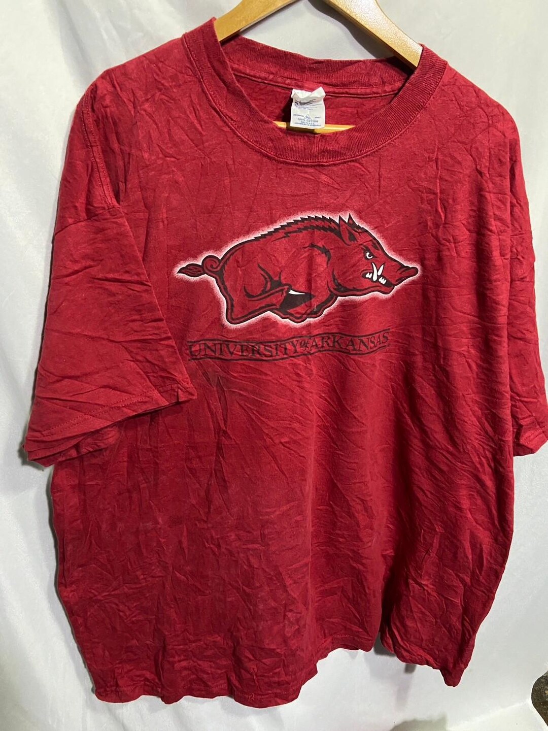 Vintage Arkansas Razorbacks T-shirt Size XXL - Etsy