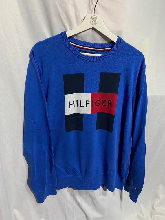 Vintage Tommy Hilfiger Sweatshirt Big Logo 90er Jahre Etsy