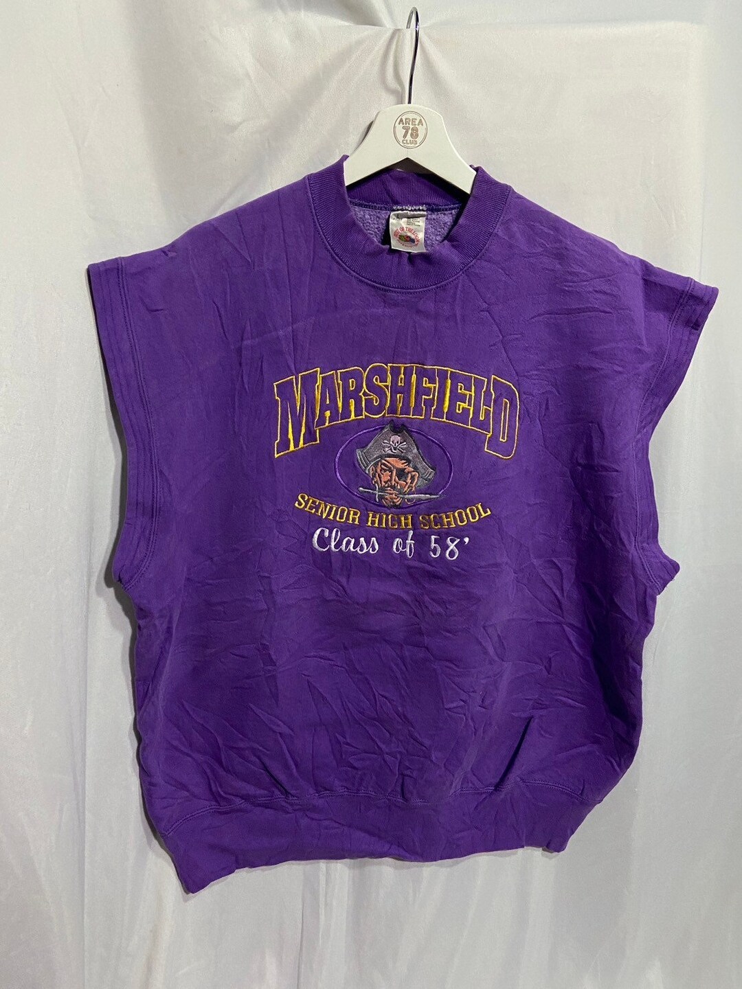 Vintage Marshfield Senior High School Vest 90S - Etsy