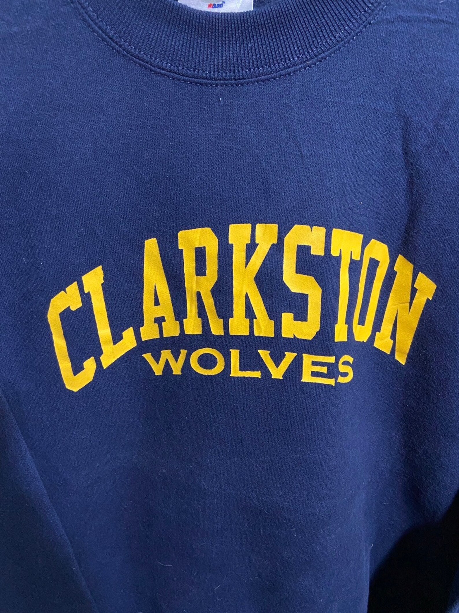 Vintage Clarkston Wolves Football Sweatshirt 90s - Etsy