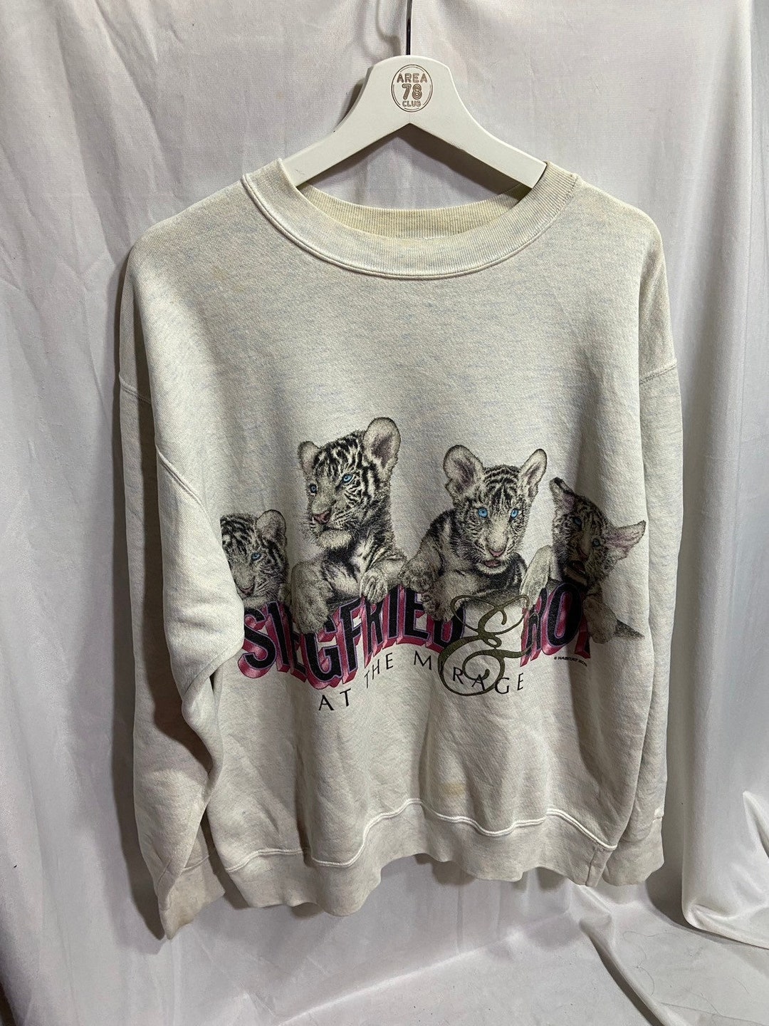 Vintage Animals Tiger Sweatshirt 90s - Etsy