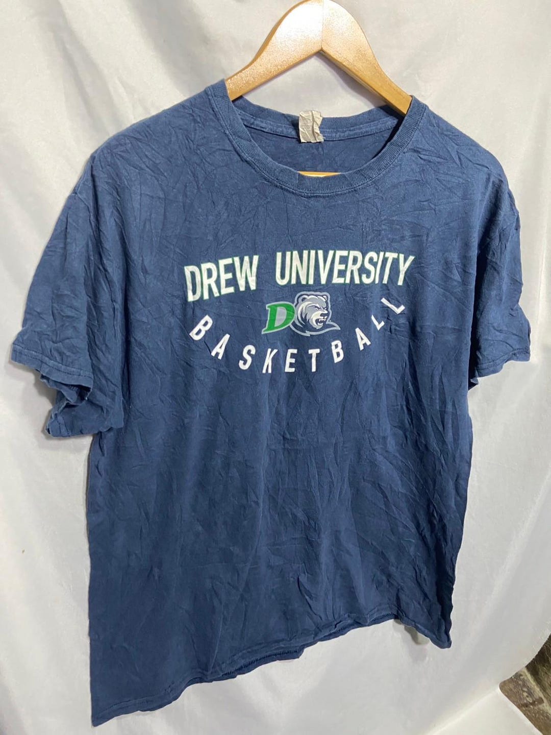 Vintage Drew University Basketball T-shirt Size L - Etsy