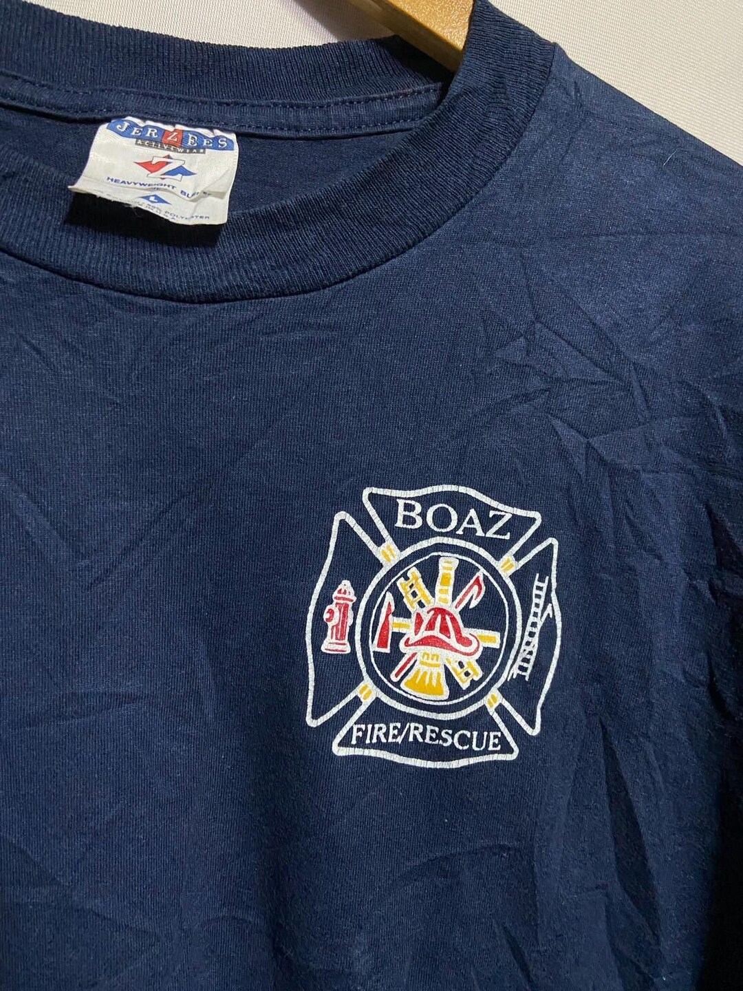 Vintage Boaz Fire Department T-shirt Size L - Etsy