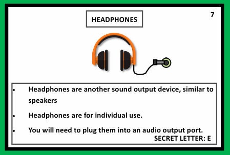 Parts of a Computer Scavenger Hunt Computing National Curriculum KS1 ...