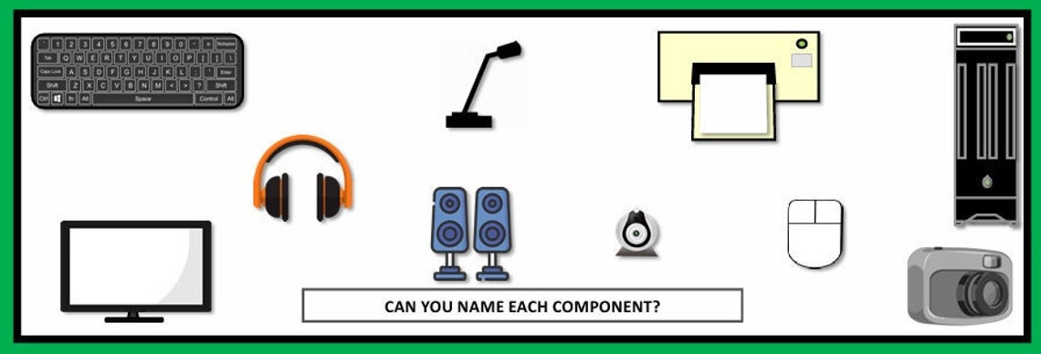 Parts of a Computer Scavenger Hunt Computing National Curriculum KS1 ...
