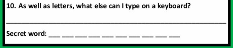 Parts of a Computer Scavenger Hunt Computing National Curriculum KS1 ...