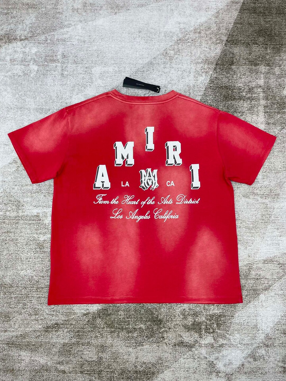 Amiri Distressed Red T-shirt, Fashion Street Wear. - Etsy