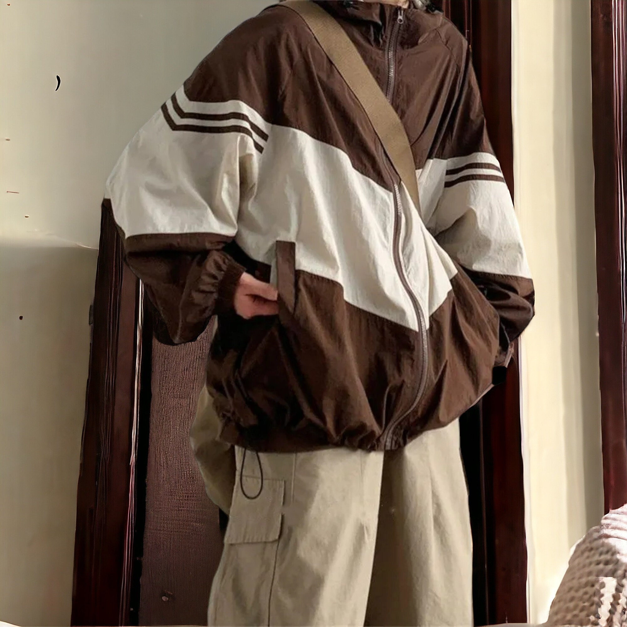 Japanese Streetwear Casual Oversized Hip-hop Jacket Korean Fashion ...