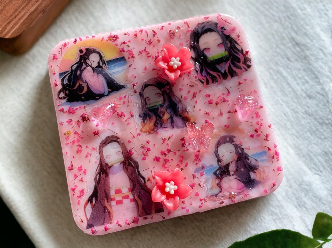 Demon Slayer Anime Bedazzled Mirror - Etsy