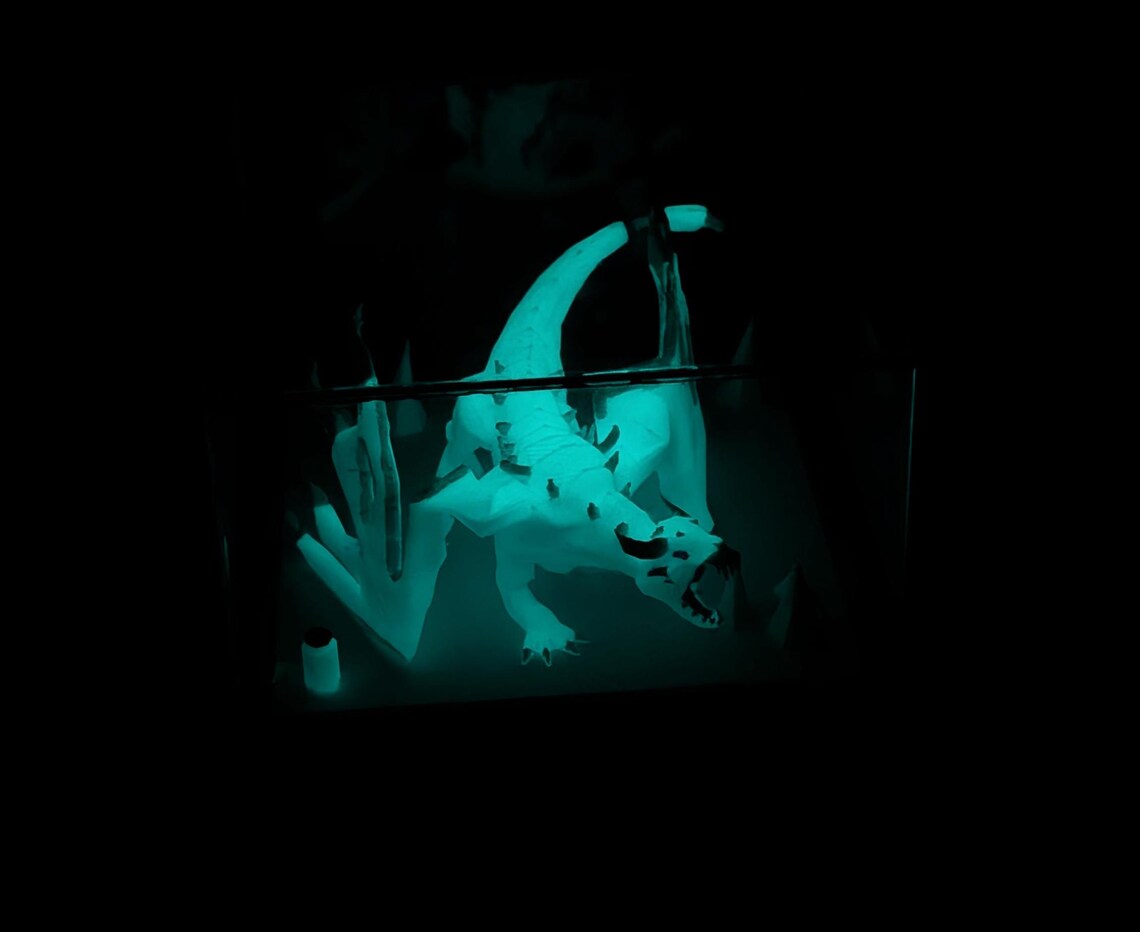 Vorkath OSRS Boss Lair Display Case - Old School Runescape Gift - Etsy