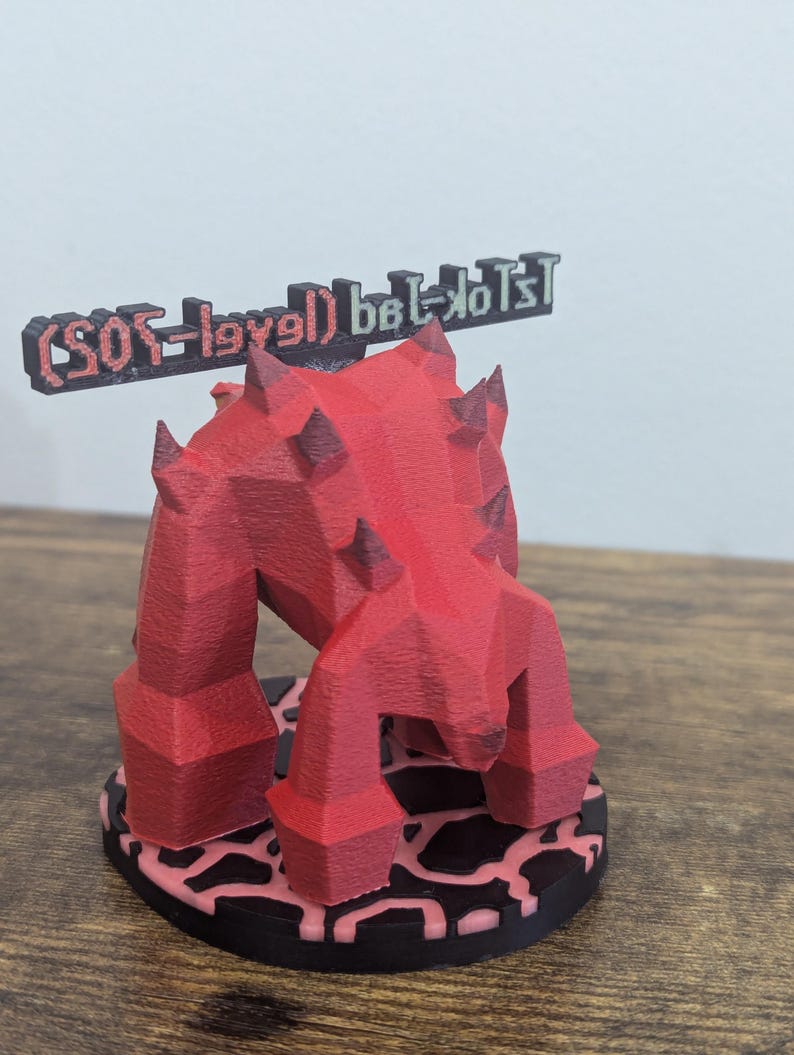 JAD OSRS - Runescape Fire-cape Boss - Old School Runescape Gift - Etsy