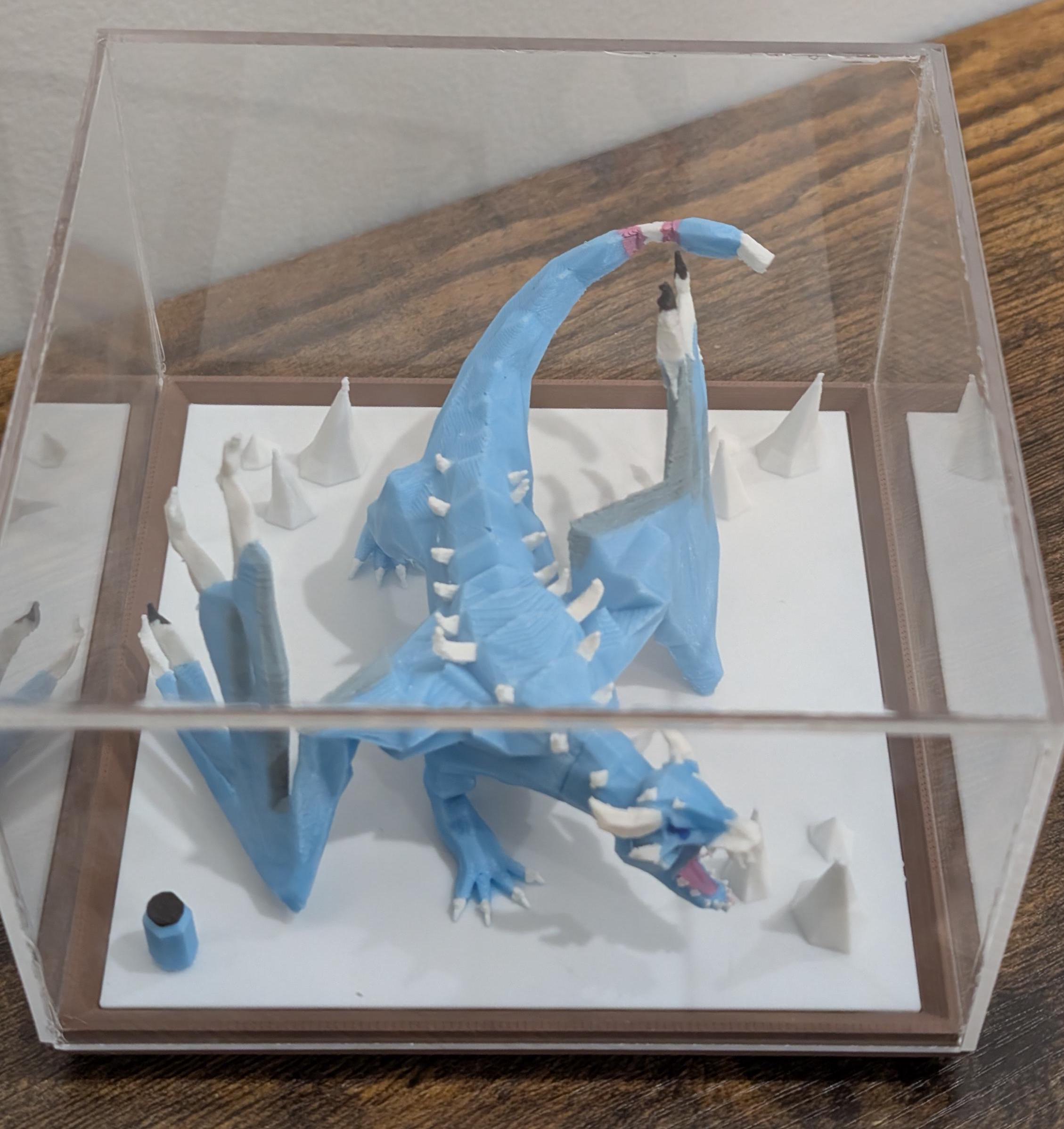 Vorkath OSRS Boss Lair Display Case - Old School Runescape Gift - Etsy