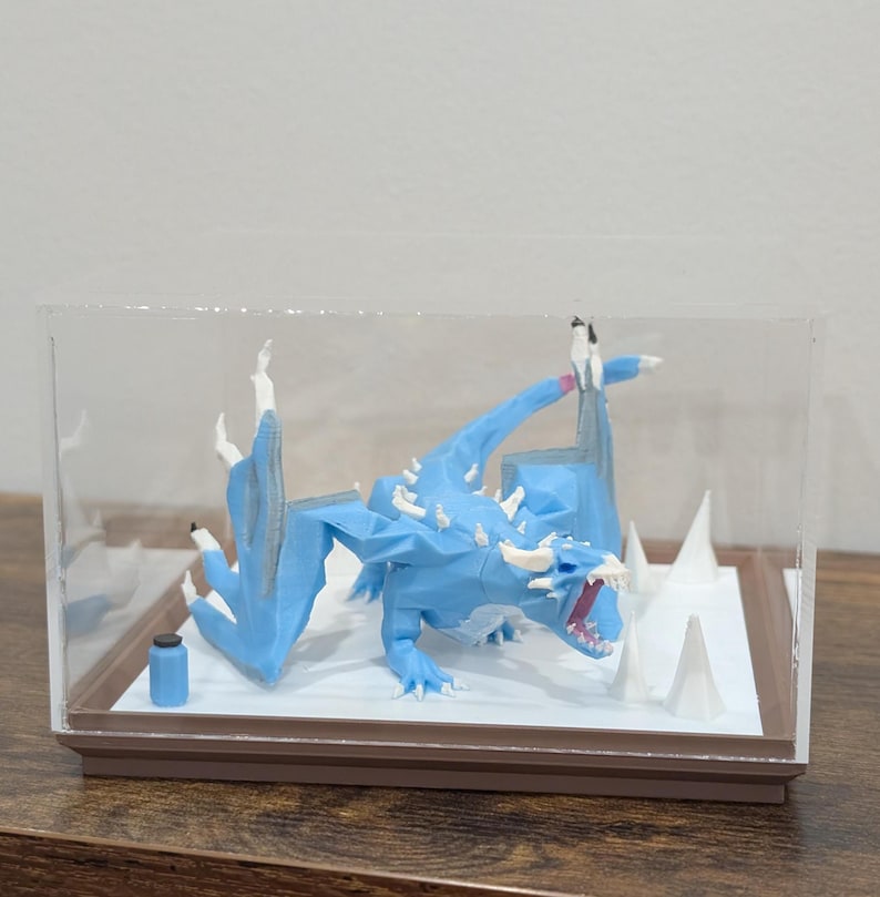 Vorkath OSRS Boss Lair Display Case - Old School Runescape Gift - Etsy