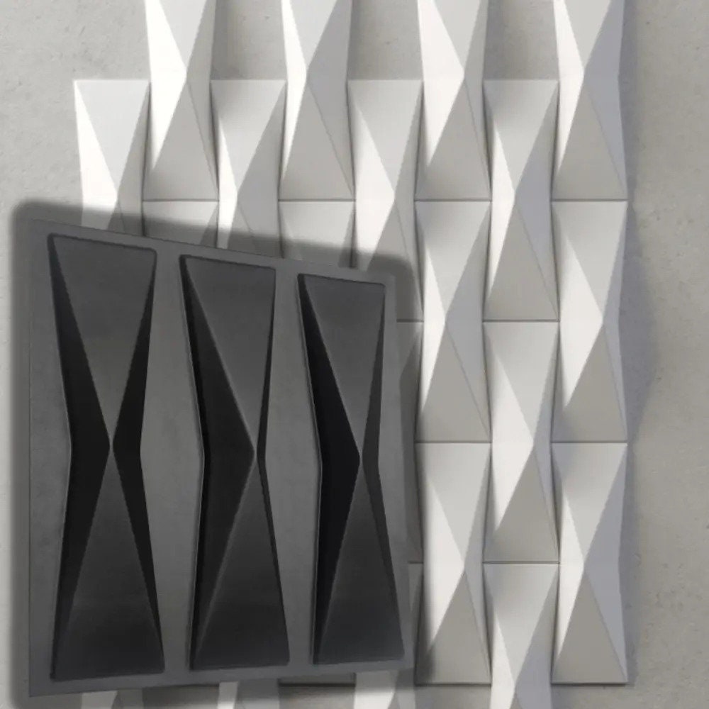 3D Plastic Molds for Gypsum Decorative Tiles Home Design Office Design ...