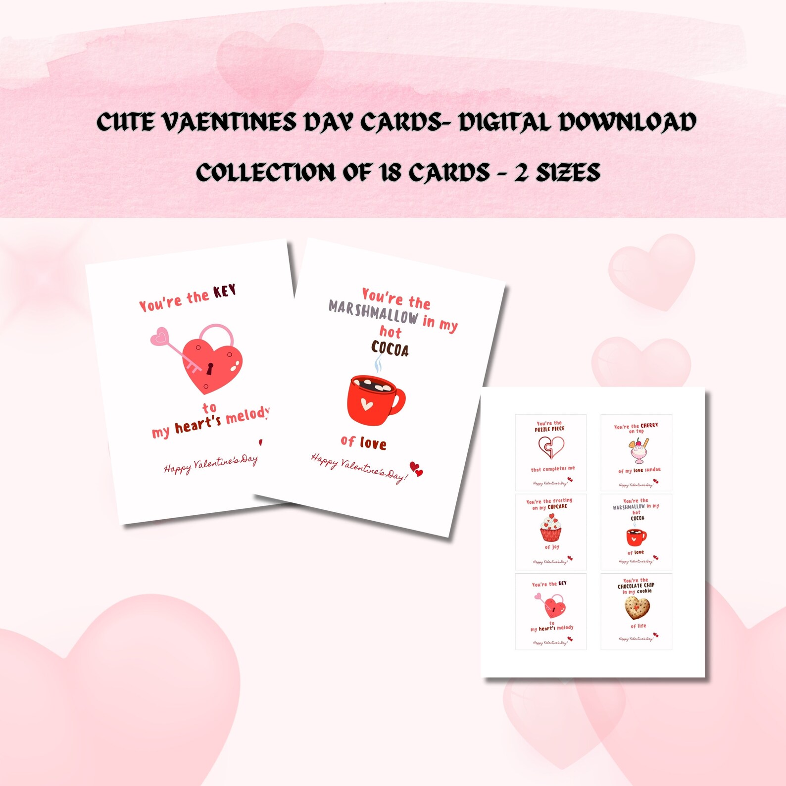 Printable Valentine's Day Funny Cute Pun Cards, Instant Download - Etsy