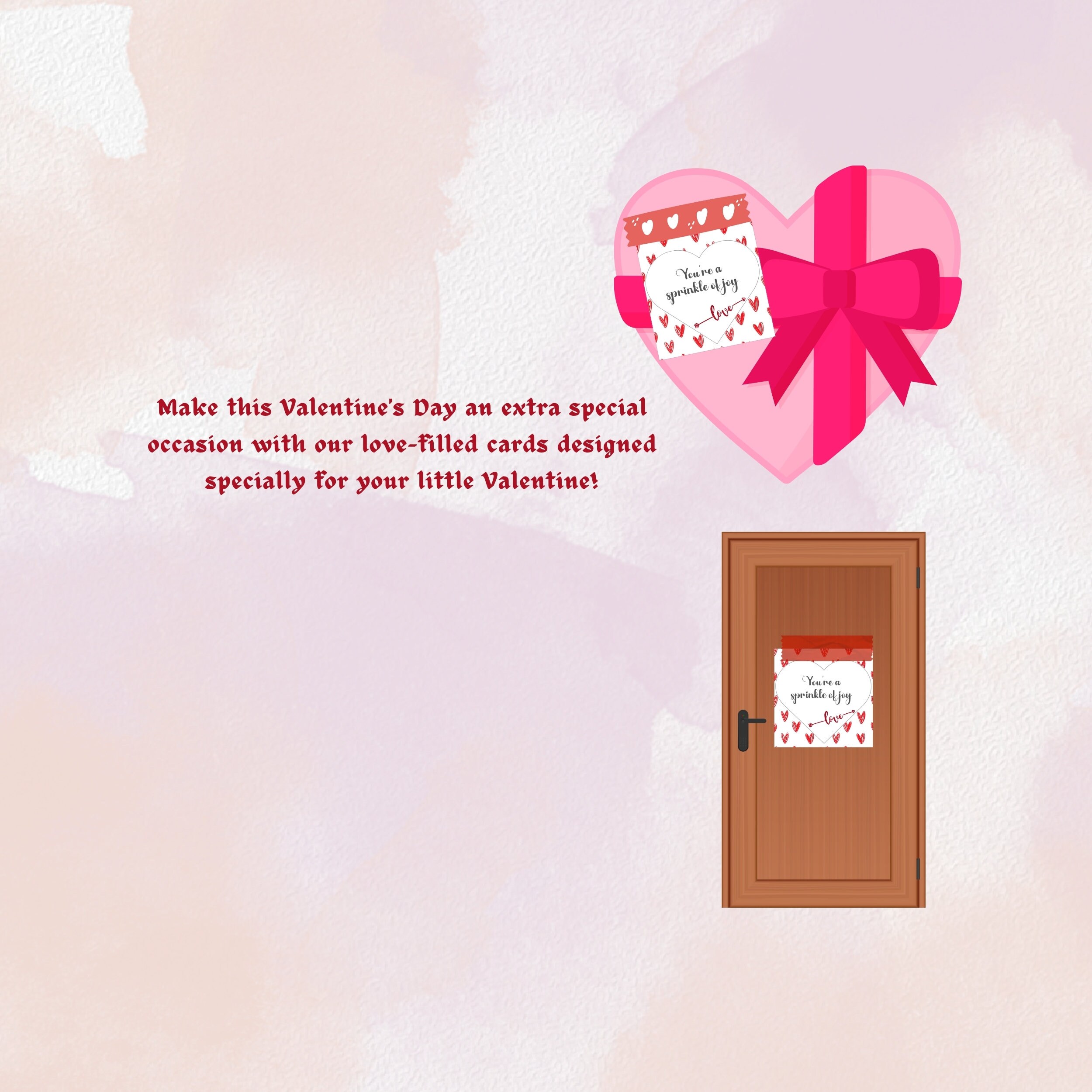 Kids Valentines Day Cards, Classroom Valentines Day Cards, Valentine ...