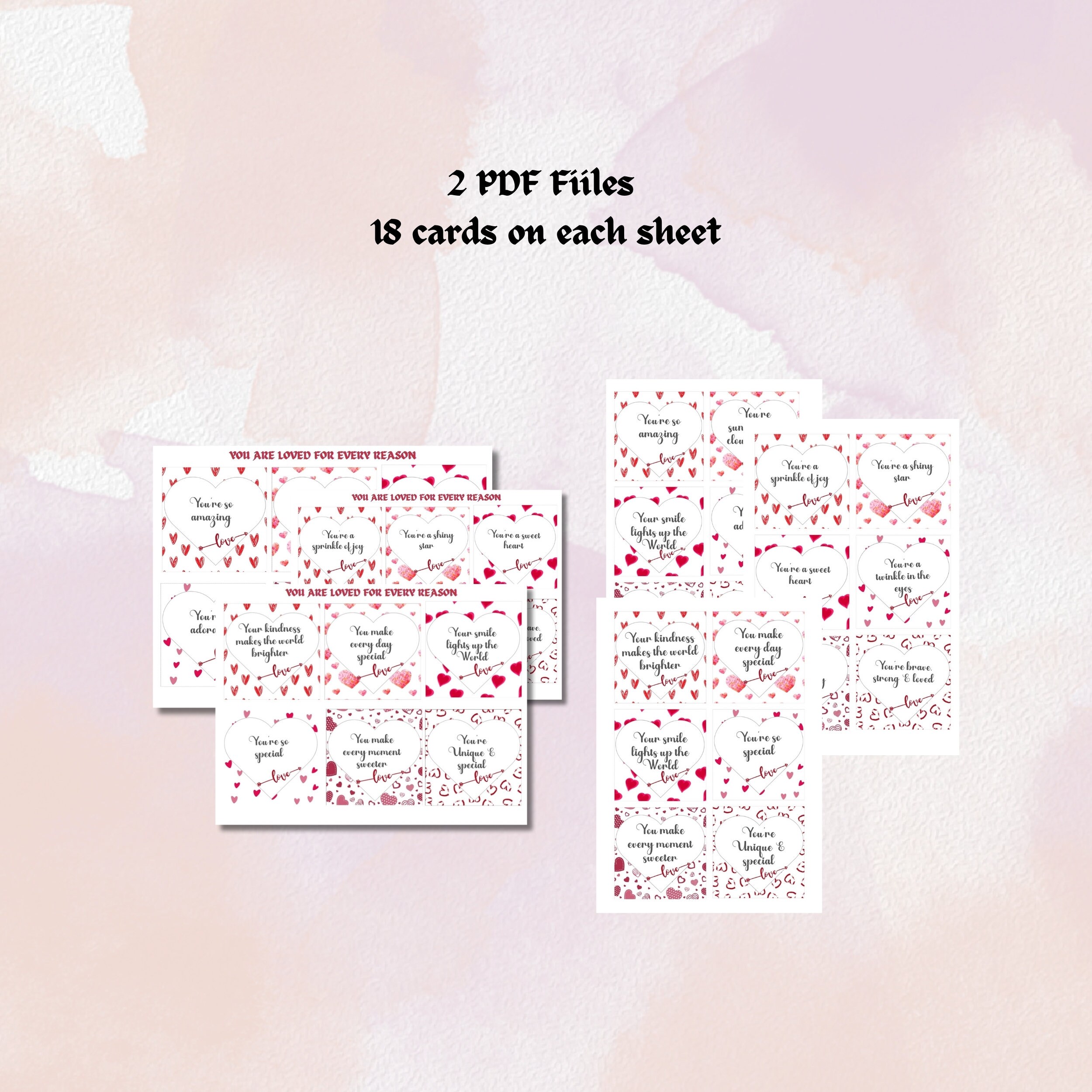 Kids Valentines Day Cards, Classroom Valentines Day Cards, Valentine ...